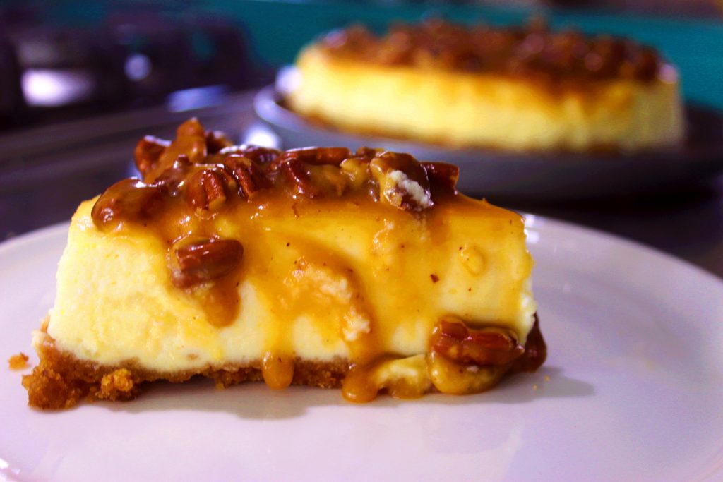 Caramel Pecan Cheesecake - Foodie Hub | Daniel Diver